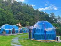 China Modern Style Star Room Glamping Dome Prefab Cabin House and Restaurant for Sale PC Home Tent for sale