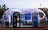 China Double Dome Tent Hot Sale Clear Bubble Dome Tent Transparent Round Spots Small Dome Tent for sale