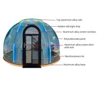China Full House Outdoor See Through Bubble Tent Clear Igloo Best Geodesic Dome House for sale