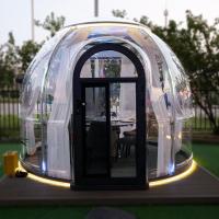 China Full House Outdoor transparent Dome Igloo Prefabricated Bubble Dome House For Restaurant Glamping for sale