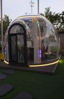 China Full House Outdoor Prefabricated Luxury Glass Polycarbonate Garden Double Dome House for sale