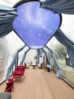 China Modern Fashionable Outdoor Prefab Infinitely Elongated Elliptical Shape Star Room for Glamping Geodesic Dome House for Hotels for sale
