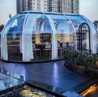 China Modern Intelligent Outdoor Prefab Star  Room Waterproof polycarbonate Domes For Glamping Geodesic Dome House for Hotels for sale