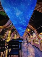 China Modern Intelligent Outdoor Prefab Star  Room Waterproof polycarbonate Domes For Glamping Geodesic Dome House for Hotels for sale
