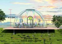 China Outdoor Luxury Transparent Bubble Camping Hotel Tent House Glamping Polycarbonate Dome Tent for sale