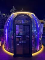 China Modern Style Clear Polycarbonate Bubble House Insulated Prefab Picnic Dome Tent for Hotel Party Use Green Container Material for sale