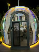 China Modern Style Clear Polycarbonate Bubble House Insulated Prefab Picnic Dome Tent for Hotel Party Use Green Container Material for sale
