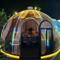 China Modern Style Clear Polycarbonate Bubble House Insulated Prefab Picnic Dome Tent for Hotel Party Use Green Container Material for sale