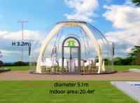 China Sound Hot Selling New Design Hotel Polycarbonate Dome Tent PC Sheet Dome Star Bubble House for sale