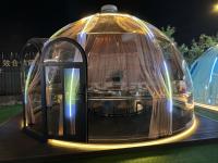 China Sound Hot Selling New Design Hotel Polycarbonate Dome Tent PC Sheet Dome Star Bubble House for sale