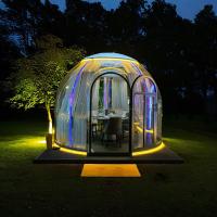 China Tiny House Movable Geodesic Dome Tent Skylight Building for Bubble House Resort Unique Container Houses Product for sale