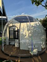 China Diy Bubble Tent Oval Infinitely Extended Polycarbonate Dome house for Glamping Hotel with Bathroom Dome room Igloo Tent for sale