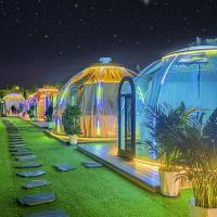 China Luxury Outdoor Transparent Inflatable Bubble Lodge for Camping and Hotel Tent Comfortable House Dome Design for sale