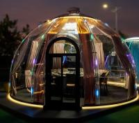 China Luxury Outdoor Transparent Inflatable Bubble Lodge for Camping and Hotel Tent Comfortable House Dome Design for sale