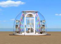 China Custom Size Outdoor Tent PC Clear Bubble Dome Transparent Tent Dome Tent for Casual Cafe for sale