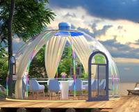 China Custom Size Outdoor Tent PC Clear Bubble Dome Transparent Tent Dome Tent for Casual Cafe for sale