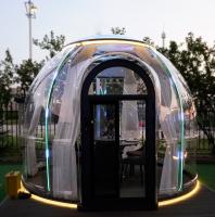 China 18.2m2 Gazebo Luxurious Steel Dining Bubble Tent Portable Prefabricated Sunroom for sale