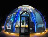 China UV Resistant Transparent PC Bubble House Waterproof Geodesic Dome Tent for Outdoor Glamping  Used for Entertainment for sale