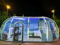 China Fashionable PC Tough Dome Tent Outdoor Star Cabin Bubble Tent for Restaurant Camping Made of Durable Container Material for sale