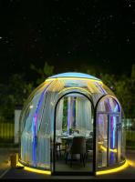 China New Design Star Room Prefabricated  PC Dome Tent Transparent Polycarbonate Dome House for Hotel for sale