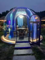 China Transparent Hotel Outside Globe Clear Bubble Dome Tent Igloo PC Dome Room for sale