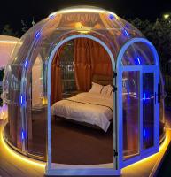 China Customized Luxurious PC Material Impact Resistant Bubble Houses Inflatable Dome Tent for Homestay Bedroom for sale