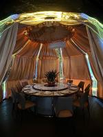 China Outdoor Inflatable Bubble Lodge Camping Dining Tent House Star Dome House for sale