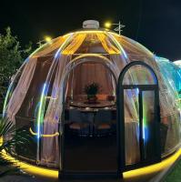 China Outdoor Inflatable Bubble Lodge Camping Dining Tent House Star Dome House for sale