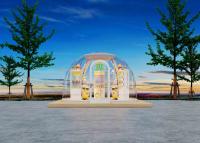 China Hot Selling Modern Design Hotel Prefab PC Bubble Dome House New Modular Dome Tent for Outdoor Events for sale