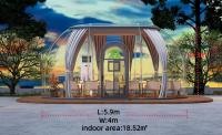 China Full House Designs Outdoor Polycarbonate Dome House Glamping Star Capsule Bubble Dome Room for sale