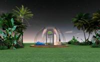 China Hot Selling Modern Design Hotel Prefab PC Bubble Dome House New Modular Dome Tent for Outdoor Events for sale