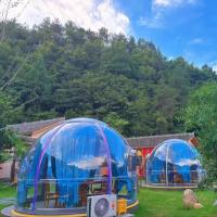 China Polycarbonate Dome Tent Modular Prefab PC Crystal Bubble Dome House for sale