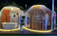 China Waterproof bubble house windproof PC bubble house for outdoor restaurant hotel for sale