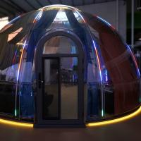 China Best Price Full House Outdoor Full 360°Transparency Bubble Tent Clear Prefab PC Dome House for sale