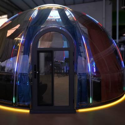 China Best Price Full House Outdoor Full 360°Transparency Bubble Tent Clear Prefab PC Dome House for sale