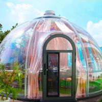 China New Hot Selling Restaurant Home Transparent PC Prefab Glamping Bubble Dome Houses Tent for sale
