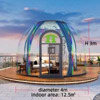 China Full House Glamping Clear Pc Tents Polycarbonate Bubble Tents Bubble Dome House for sale