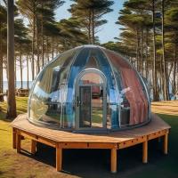 China Luxurious Garden House Dome House Transparent Bubble House Polycarbonate Dome Tent for sale