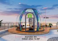 China Luxury Waterproof PC Bubble Tent House Camping Prefab House Transparent Dome Glamping House for sale