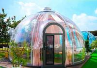 China Hot-Selling New Design PC Hotel Transparent Dome Tent Modular Prefab Bubble House Dome house For Dining for sale
