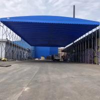 China Easy Assembly and Disassembly Electric Awning Galvanized Steel for Large Shrink Folding Warehouse for sale