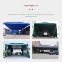 China Easy Assembly and Disassembly Electric Awning Galvanized Steel for Large Shrink Folding Warehouse for sale