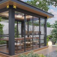 China Metal Type Aluminium Alloy Louver Turning Sunroom Gazebo for Courtyard and Garden Sun Protection for sale