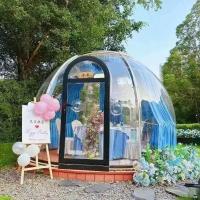 China Explore the Outdoors with PC Star Room Mobile Scenic Area Camping Spherical Tent Villa Outdoor Homestay Bubble House 3.8m for sale