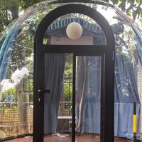 China Explore the Outdoors with PC Star Room Mobile Scenic Area Camping Spherical Tent Villa Outdoor Homestay Bubble House 3.8m for sale