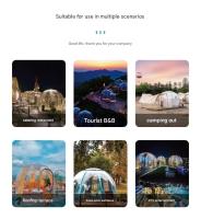 China Hotel Bubble House Clear Star Tent for Children and Adults on Outdoor Adventure for sale