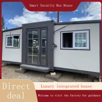 China Removable Double Wing Folding Container Room for Sandwich Panel Houses Construction Site Solution for sale