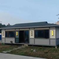 China Villa Prefabricated Building Activity Room Mobile Villa Design Scheme with Steel Structure for sale