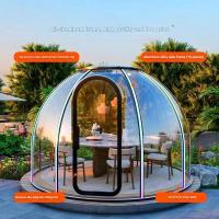 China Outdoor Terrace Check Out The Vacant Rooms PC Endurance Board Spherical Flame Retardant Bubble House for sale