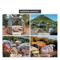 China Outdoor Terrace Check Out The Vacant Rooms PC Endurance Board Spherical Flame Retardant Bubble House for sale